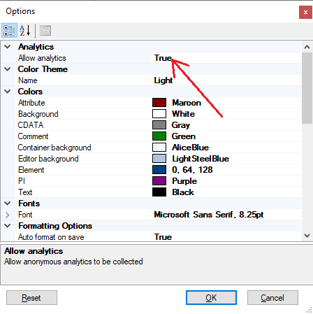 Ability to disable Google Analytics by default · Issue #70 · microsoft/XmlNotepad · GitHub