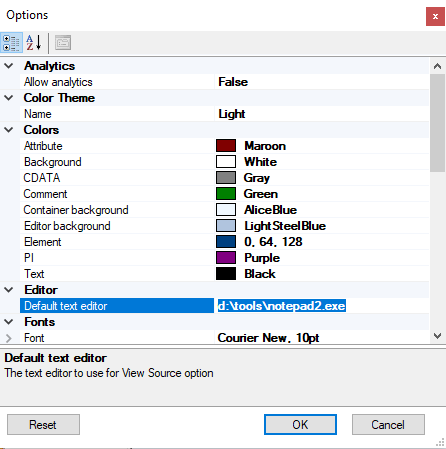 Suggestion: Use user-defined editor for "View - Source" · Issue #93 · microsoft/XmlNotepad · GitHub