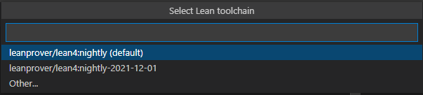 Local toolchain setting is intransparent and can't be reset · Issue #79 · leanprover/vscode ...