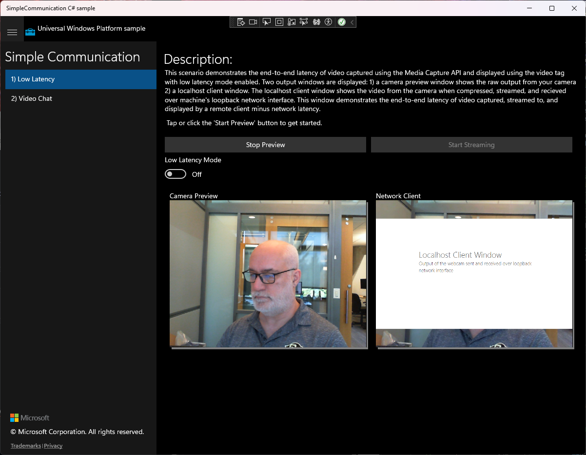 Small UI bug in SimpleCommunication c# sample · Issue #1393 · microsoft/Windows-universal ...