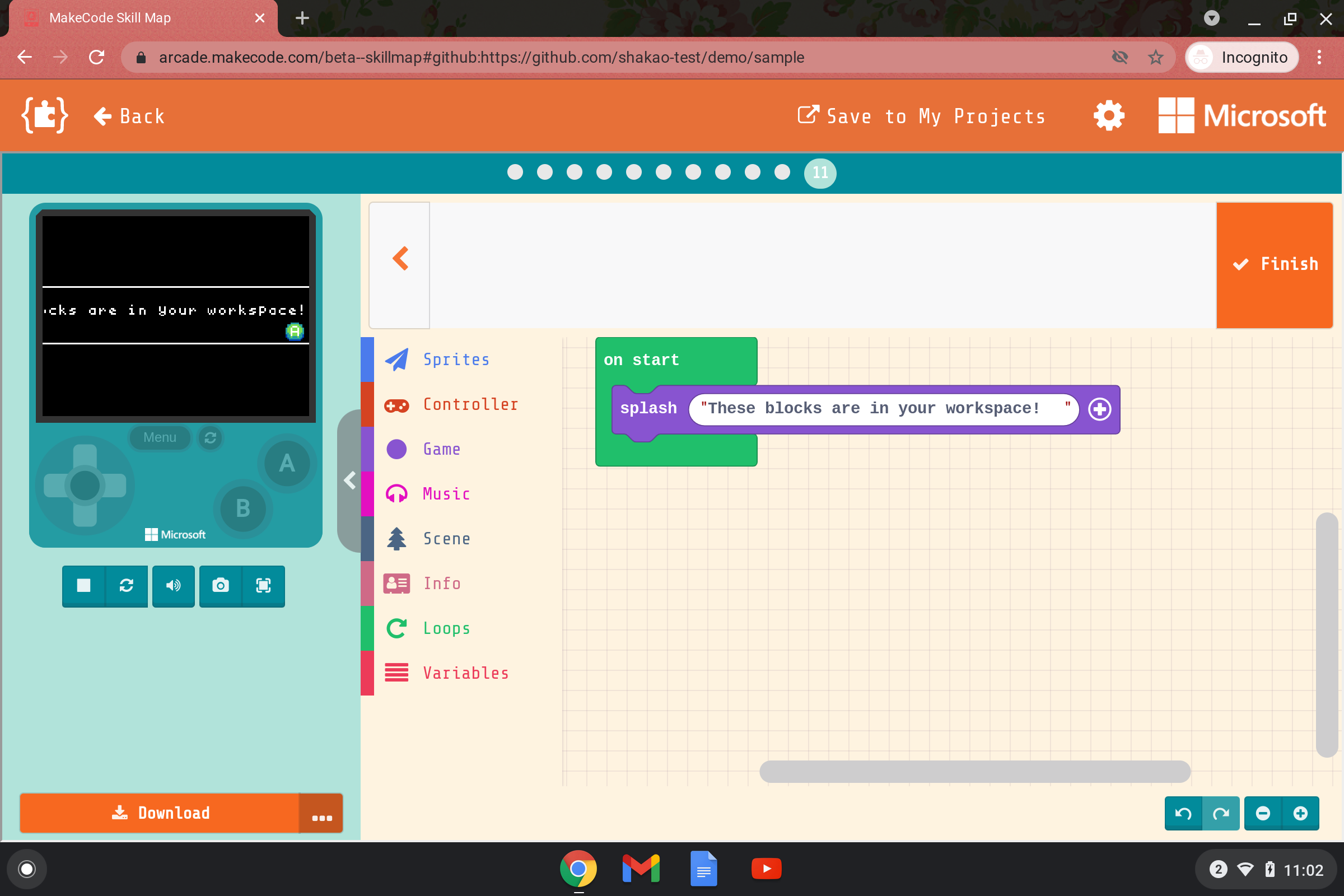 Skillmap header bar might be unnecessarily large on Chromebook · Issue #3270 · microsoft/pxt ...