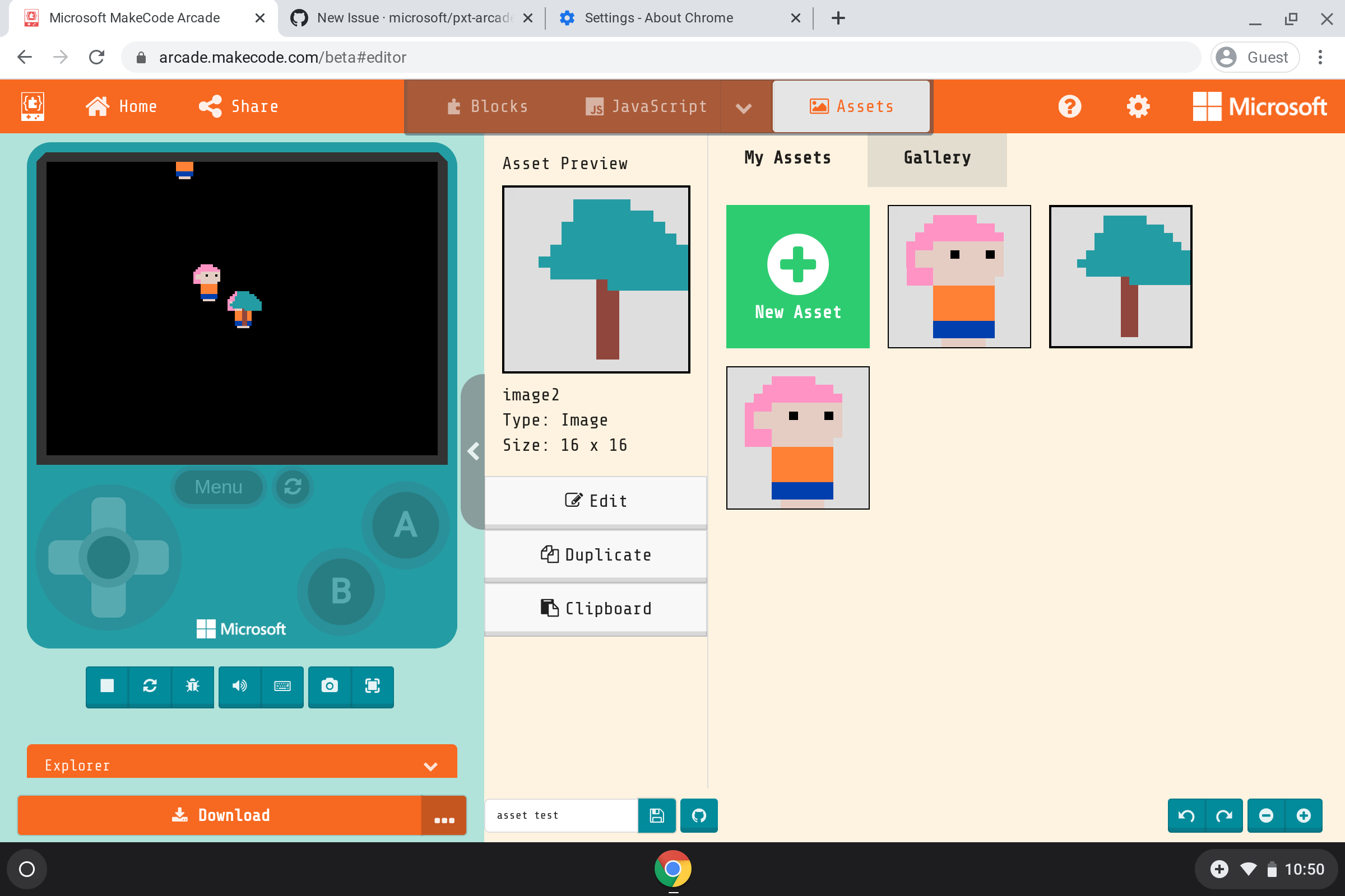Using an image from asset editor adds it back to asset editor · Issue #2484 · microsoft/pxt ...