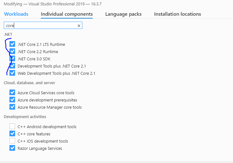 project template not including .net core · Issue #42109 · MicrosoftDocs/azure-docs · GitHub