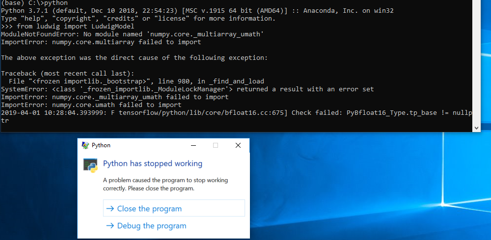 cant import ludwig · Issue #262 · ludwig-ai/ludwig · GitHub