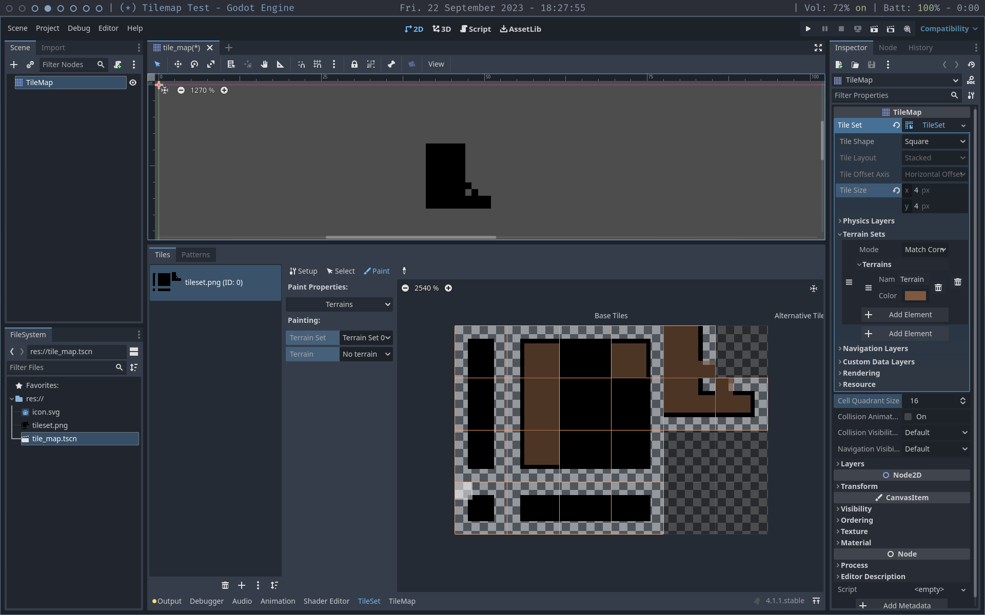 Tilemap drawing does not work with certain peering bits. · Issue #82130 · godotengine/godot · GitHub