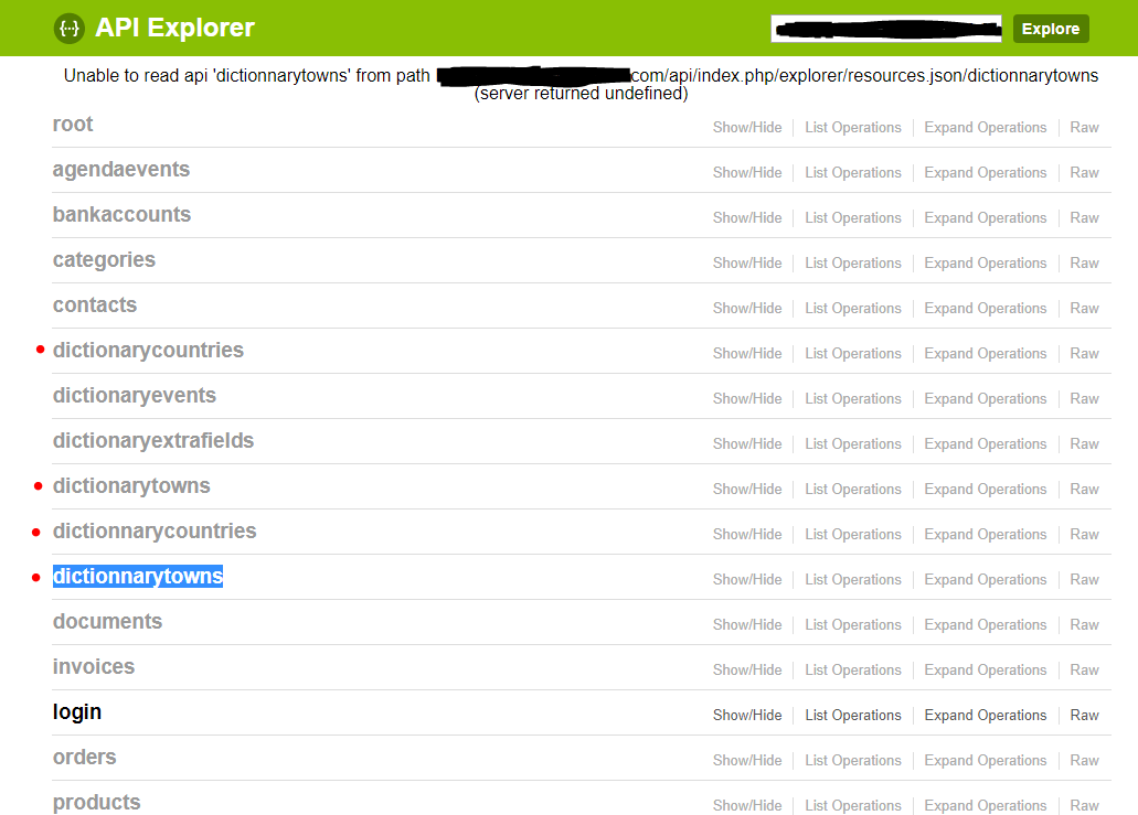 [BUG] Rest API endpoints conflict (dictionnarytowns) · Issue #7566 ...