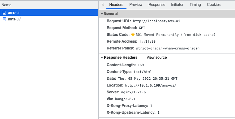 Omitting trailing slash results in 301 redirect to relevant Pod IP · Issue #1440 · Kong ...