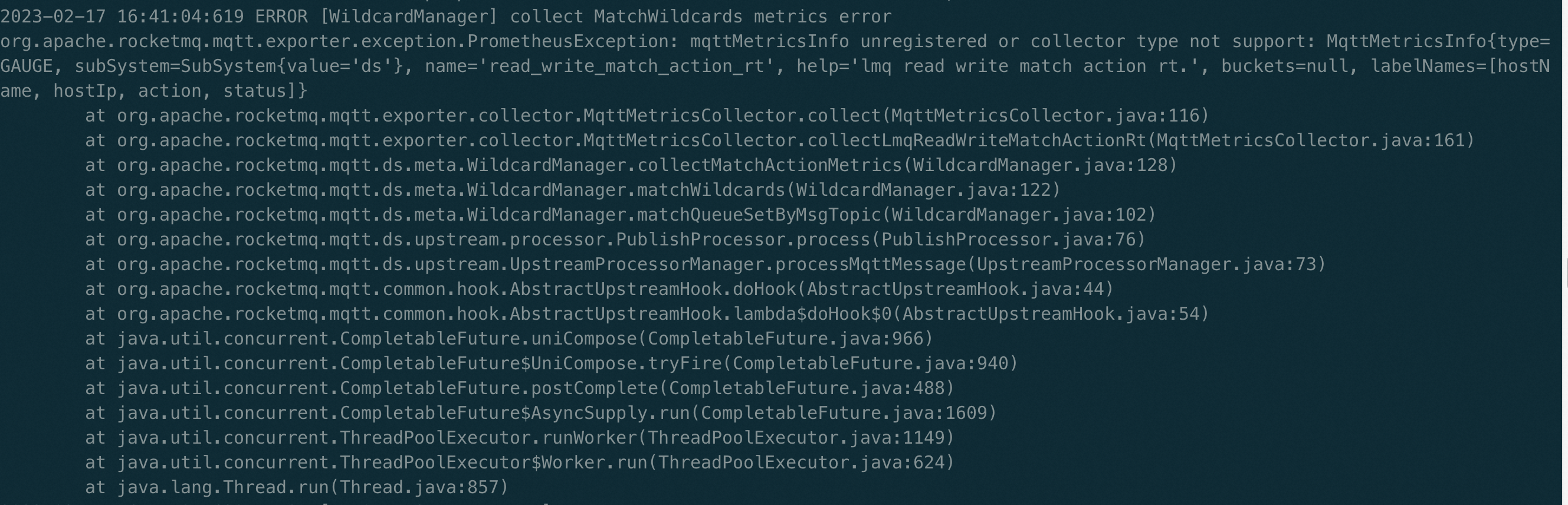 Throw Prometheus Exception When Set Enableprometheus To False · Issue 182 · Apache Rocketmq