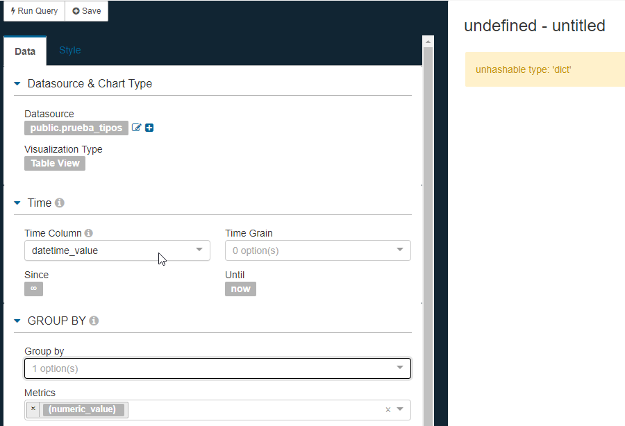 Get An Error Unhashable Type Dict In A Tableview With A Numeric Type Using Postgresql · Issue