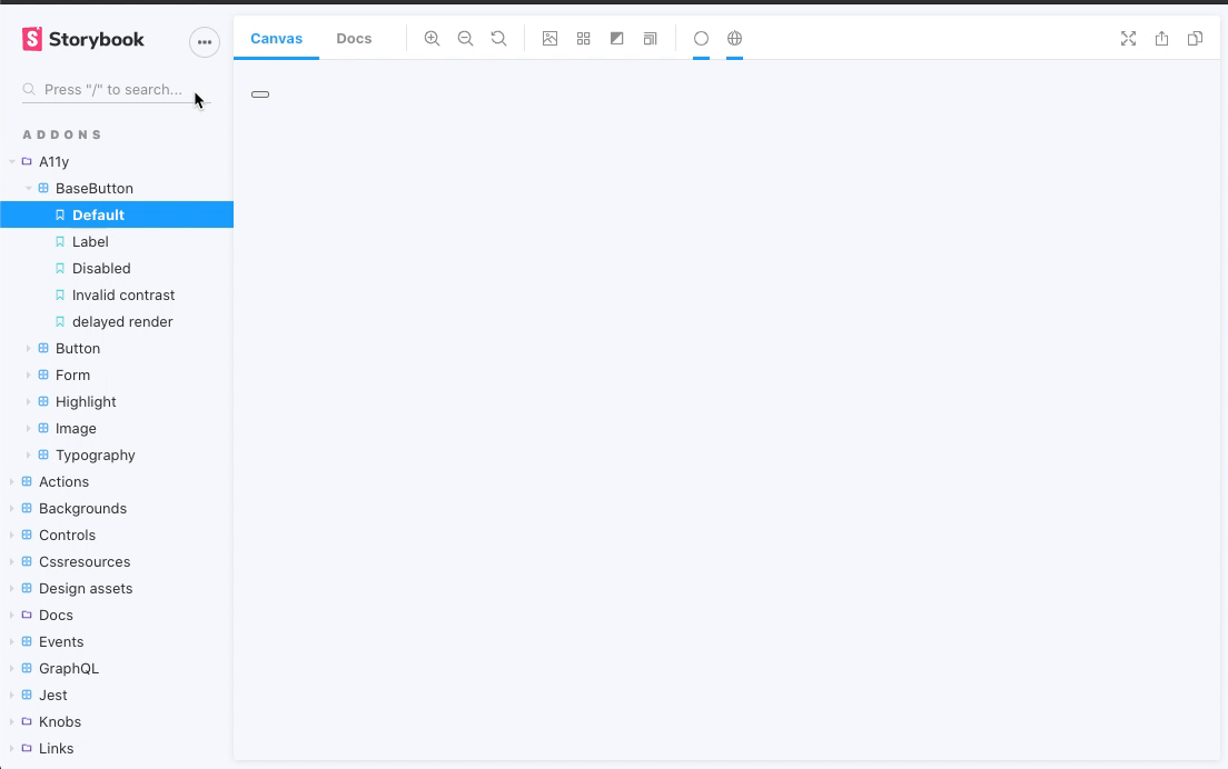 V600 Beta30 Blank Canvas Glitch · Issue 11206 · Storybookjsstorybook · Github 