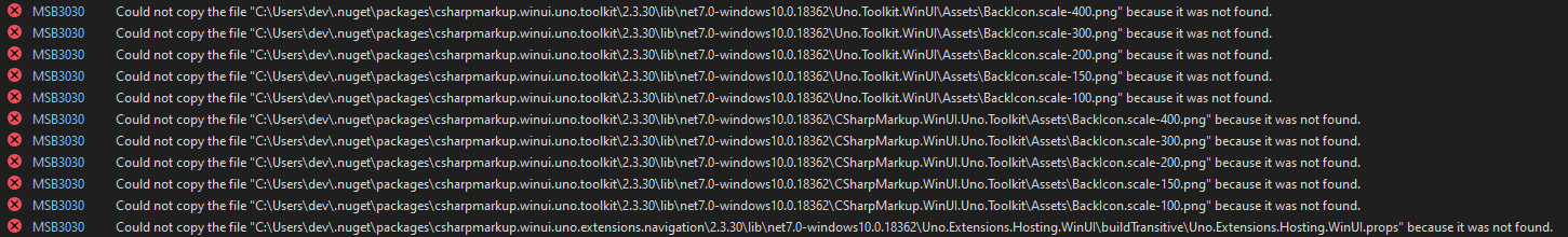 Uno.Toolkit.WinUI should not expose content files · Issue #854 · unoplatform/uno.toolkit.ui · GitHub