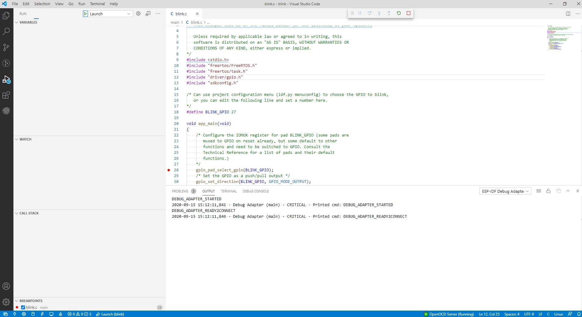 [Bug Report]: Cannot start debugging (VSC-437) · Issue #168 · espressif/vscode-esp-idf-extension ...