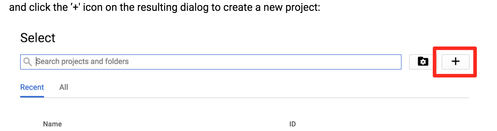 [cloud-spanner-leaderboard-java]: Wrong button to add add new project · Issue #584 ...