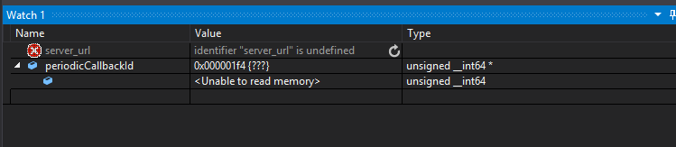 UA_Server_addPeriodicServerRegisterCallback crash in example code ...