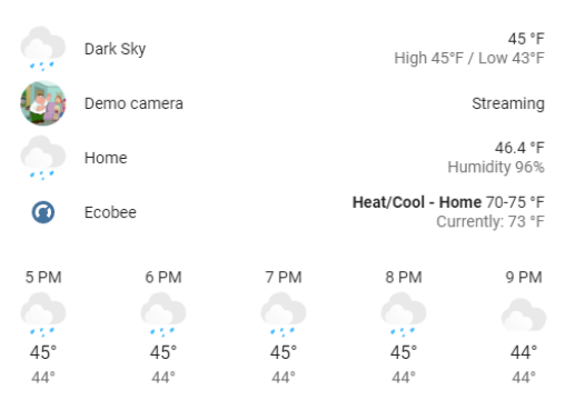 Weather Forecast as a Footer Option · Issue #5390 · home-assistant ...
