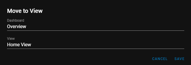 Revised Move to View Modal · Issue #5675 · home-assistant/frontend · GitHub