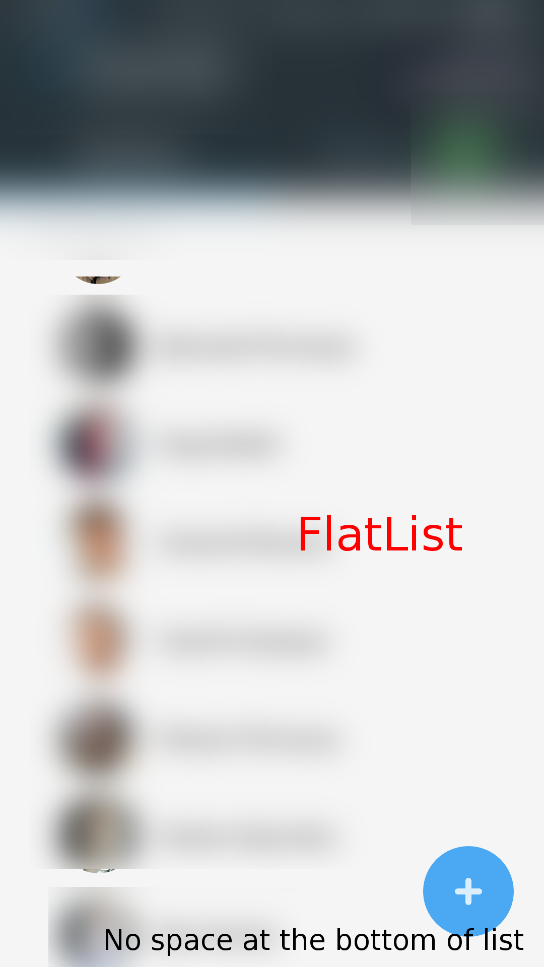 FlatList paddingBottom not working · Issue #15707 · facebook/react-native · GitHub