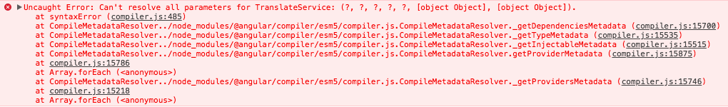 Translatemodule Doesnt Work When Used With Webpack · Issue 805 · Ngx Translatecore · Github