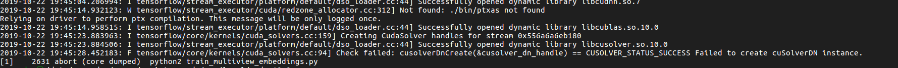 TF Inverse operations fail on 2080ti GPU with a cublas error · Issue #33624 · tensorflow ...