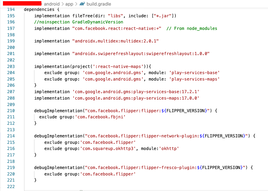 Execution failed for task ':app:mergeLibDexDebug'. · Issue #3822 · react-native-maps/react ...