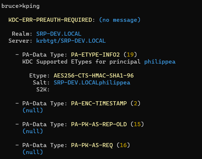 I Can Connect With Bruce Using Kinit But I Cannot In A Net Core 31 Project Using Kerberosnet