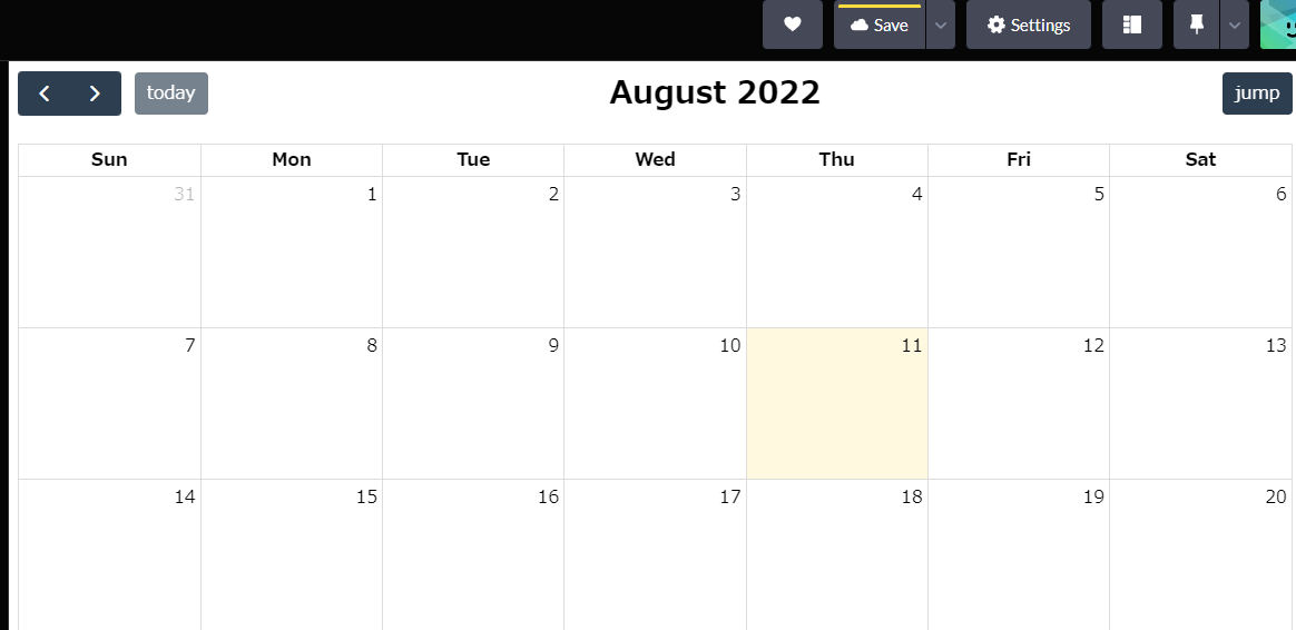 dayGrid switches to multiple rows (month view) when visibleRange is ...