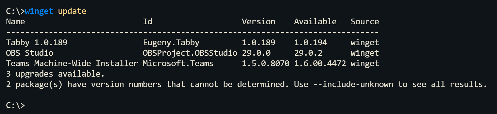 Stop the unstable releases from showing up in Windows package manager ...