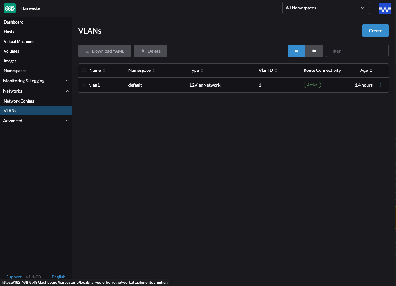 [BUG] VLAN cannot view detail page · Issue #2815 · harvester/harvester · GitHub
