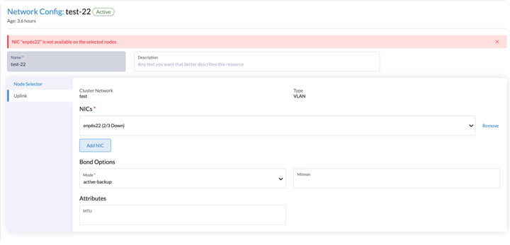 [FEATURE] Reset the NIC input when the NIC does not exist on the ...
