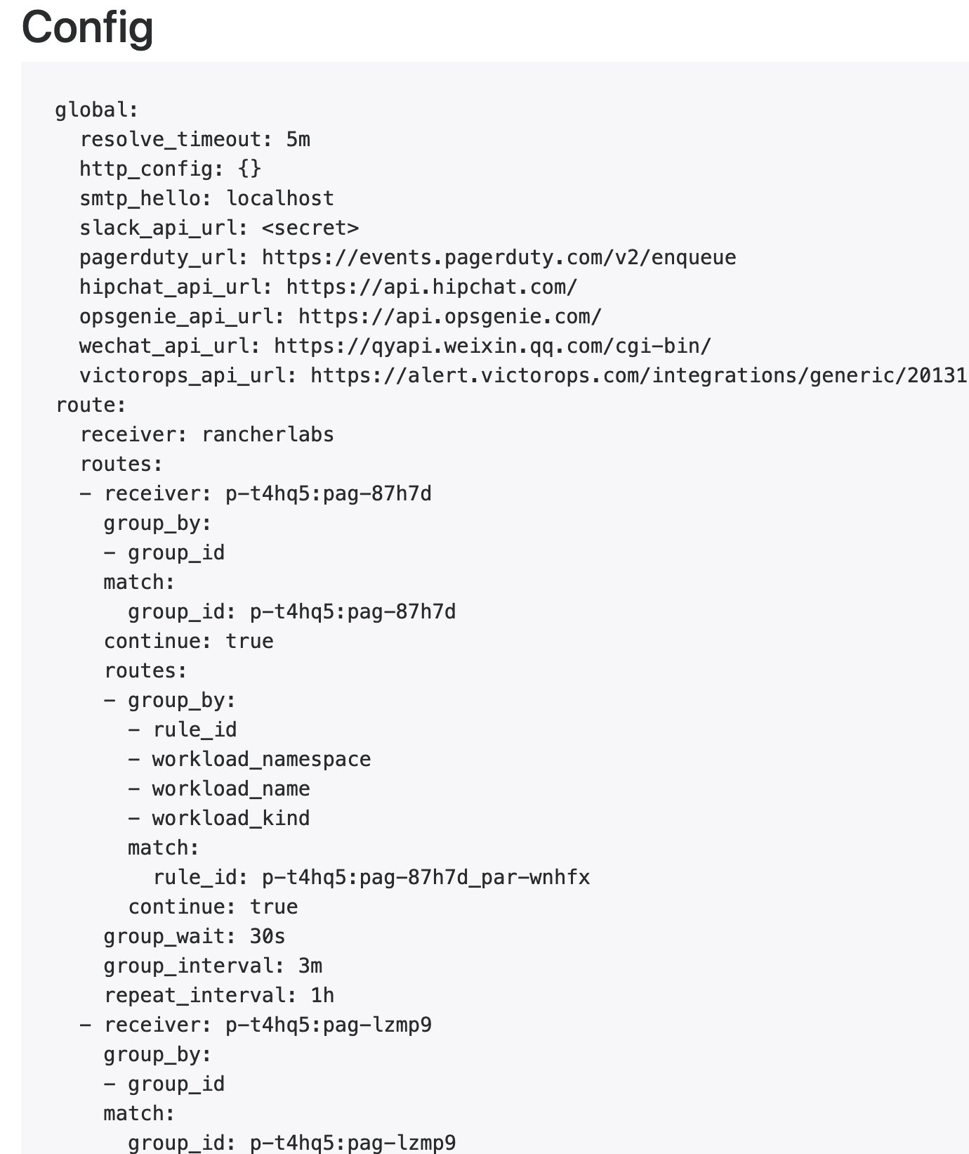 Can Not Update Alertmanager Yaml To Alertmanager Config · Issue 18398 · Rancher Rancher · Github