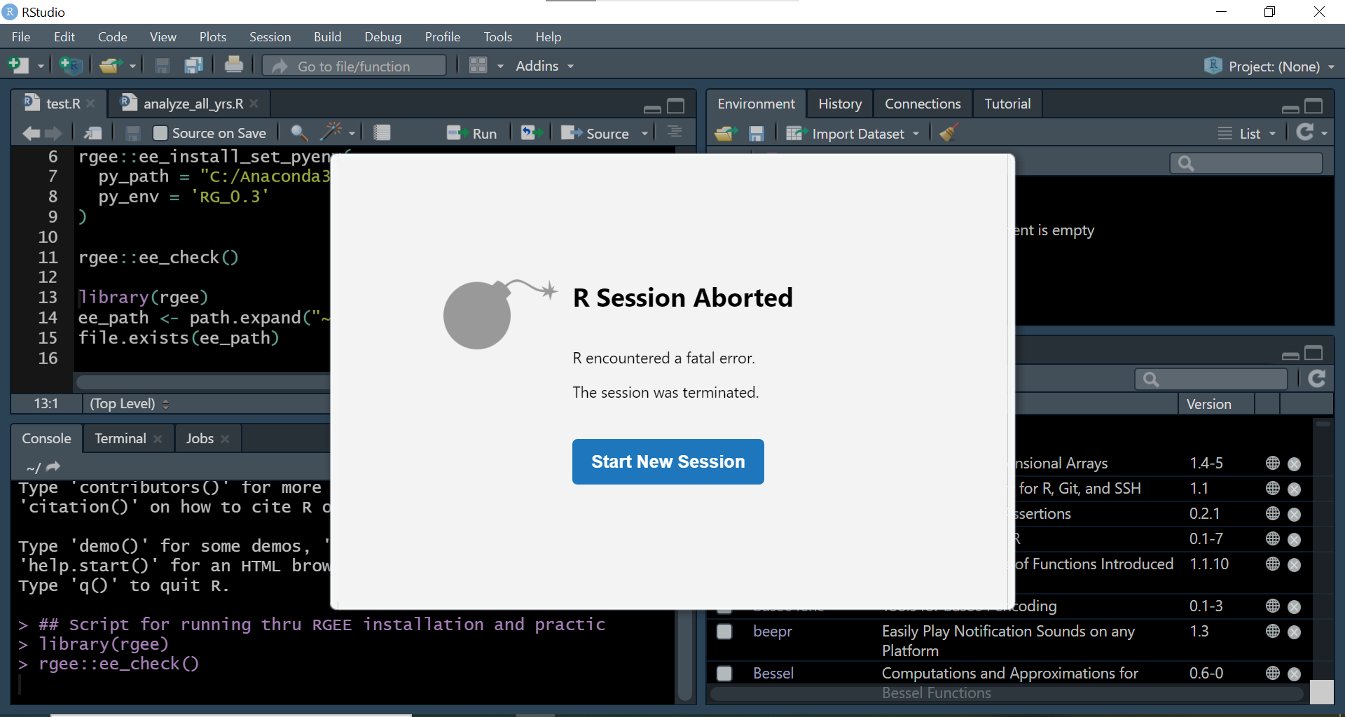 ee_check() crashes RStudio (but not R) · Issue #138 · r-spatial/rgee · GitHub