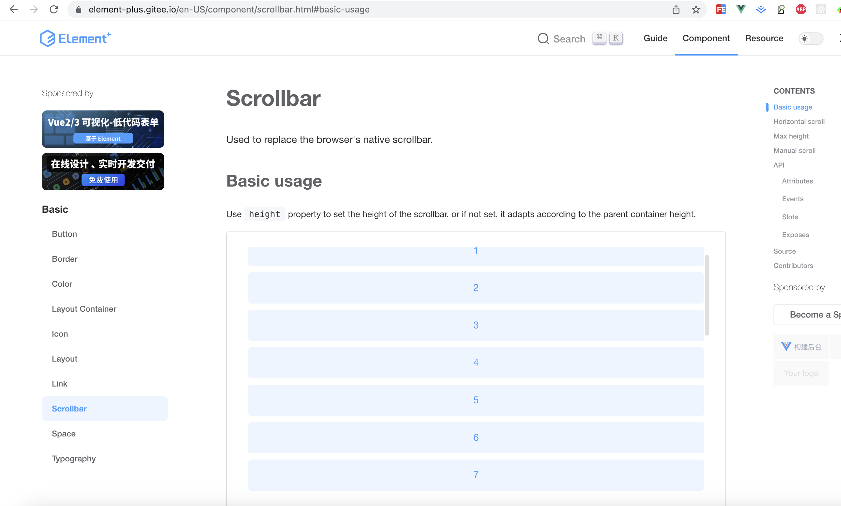 Feature 希望框架可以出一个 类似 Scrollcontainer 的组件,美化滚动条 · Issue 39623 · Ant Design Ant Design · Github