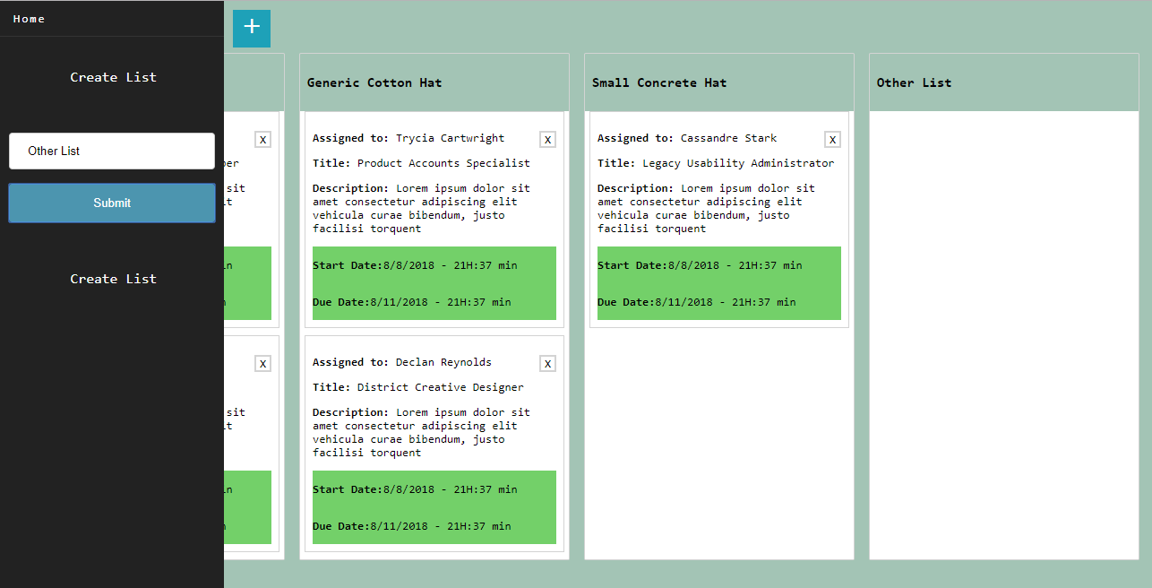 GitHub - ColinaLozito/trello-react: Drag and Drop task like Trello made ...
