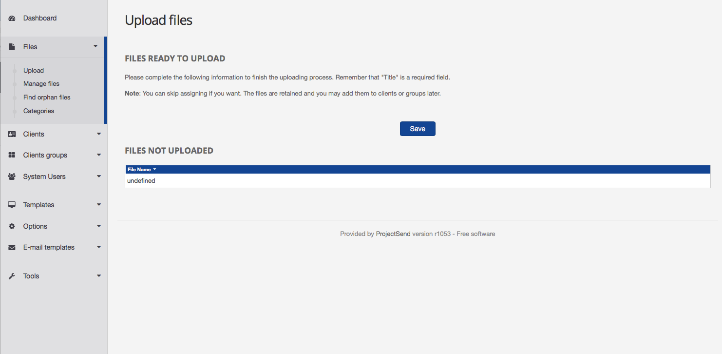 File uploader reports "Files Not Uploaded" and file name just shows "undefined". · Issue #704 ...