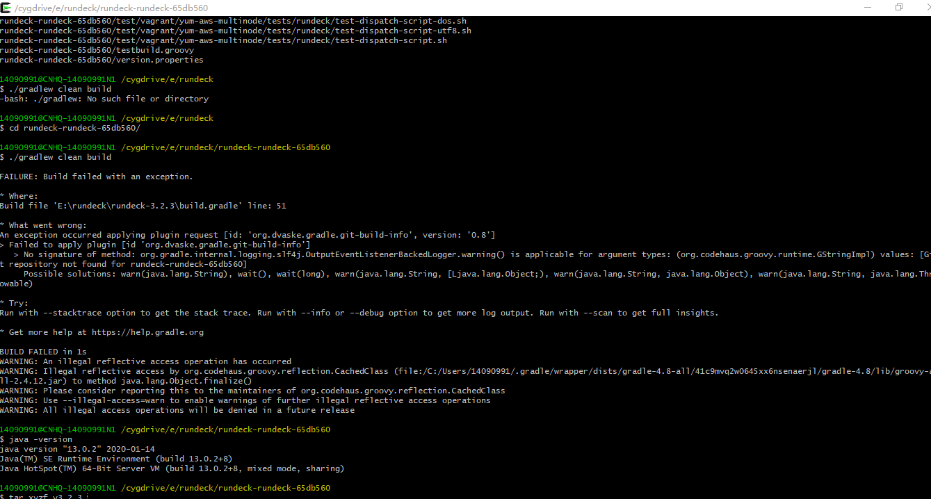 An exception occurred applying plugin request [id: 'org.dvaske.gradle.git-build-info', version ...