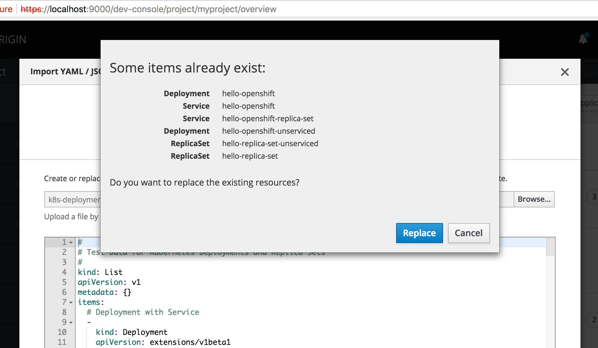 Change the Import YAML/ JSON dialog into a wizard · Issue #2727 ...