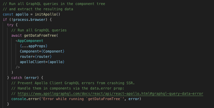 Typescript Issue, with-apollo example, usage of App as a typed parameter in HOC. · Issue #6707 ...