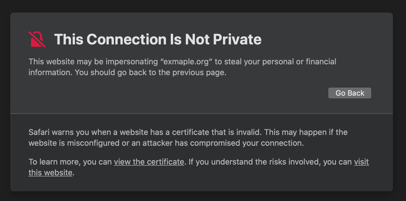 Unable to proxy https in Safari and Chrome on Mac OS Catalina (browsers launched outside ZAP ...