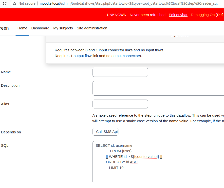 Uncaught error when creating a new curl or sql step · Issue #250 · catalyst/moodle-tool ...