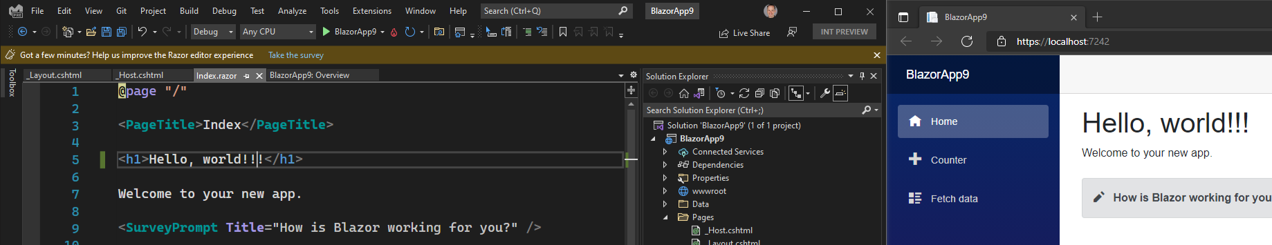 PageTitle not applied in Blazor Server template · Issue #35343 · dotnet ...