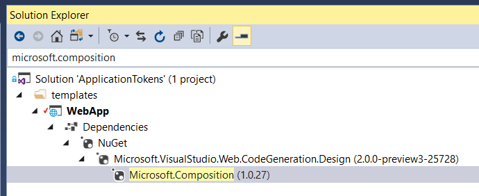Nuget dependencies node search results shows incorrect dependencies · Issue #2451 · dotnet ...