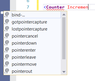 No intellisense for new component parameter in Razor Components template · Issue #8064 · dotnet ...