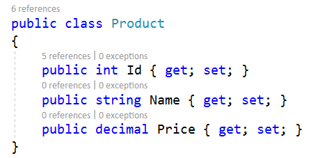 Find All References for model type not showing up after scaffolding ...