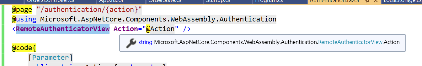 API ref docs for RemoteAuthenticatorView should document the supported set of actions · Issue ...
