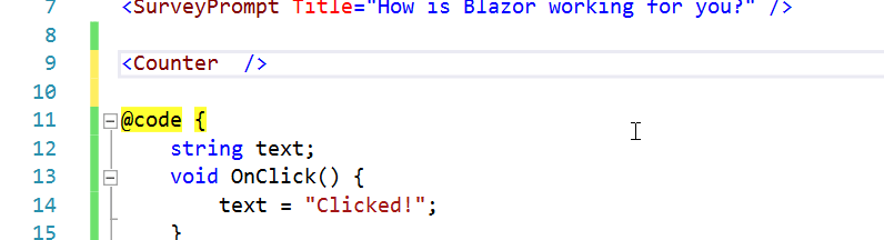 Ending quote not added after typing first quote for the value of a component parameter · Issue ...