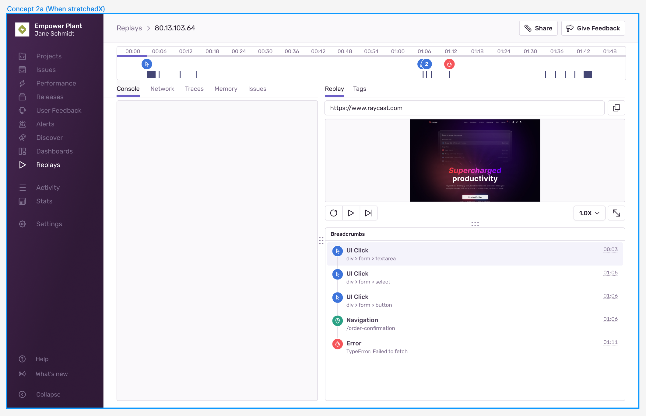 Experiment: Implement the page layout using sliding 'frames' · Issue #35048 · getsentry/sentry ...