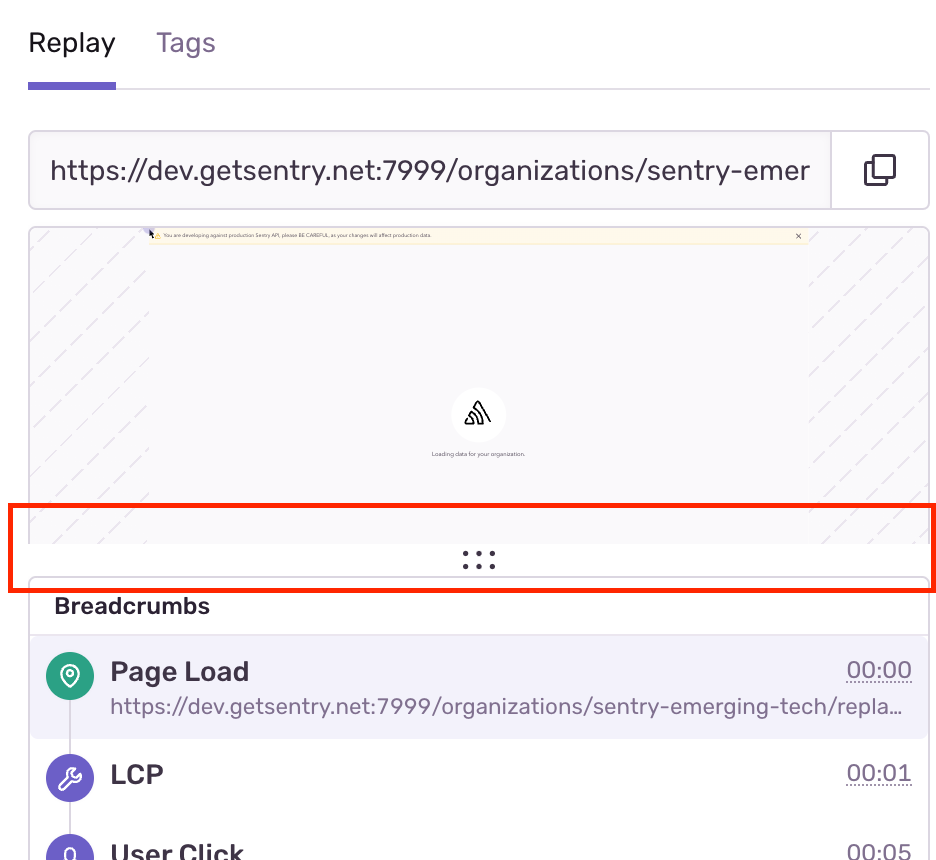 Bug: Replay sidebar can be resized to cutoff the video box · Issue #36778 · getsentry/sentry ...