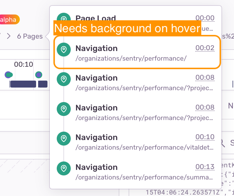 Urlwalker Needs To Have Hover Styles For The Summarized Navigations And Should Set