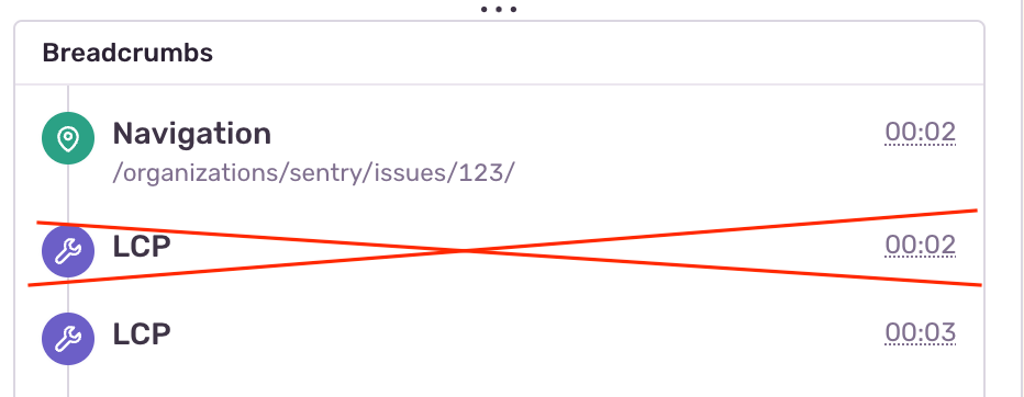 Bug Deduplicate Lcp Breadcrumbs By Picking The Last Lcp When There Are A String Of Them