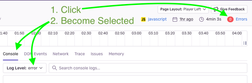 Replay Details: error count in header and linking breadcrumbs + events in timeline to error ...